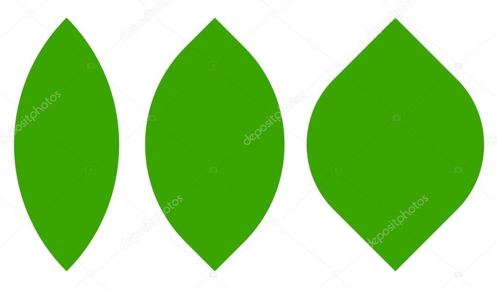 Leaf Shapes Vector