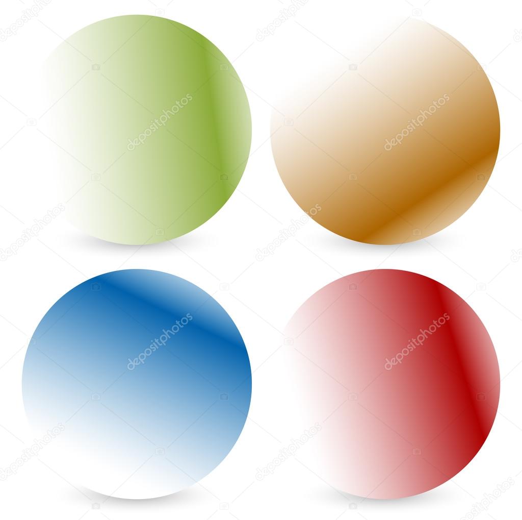 Colorful button, badge shapes set Stock Vector Image by ©vectorguy ...