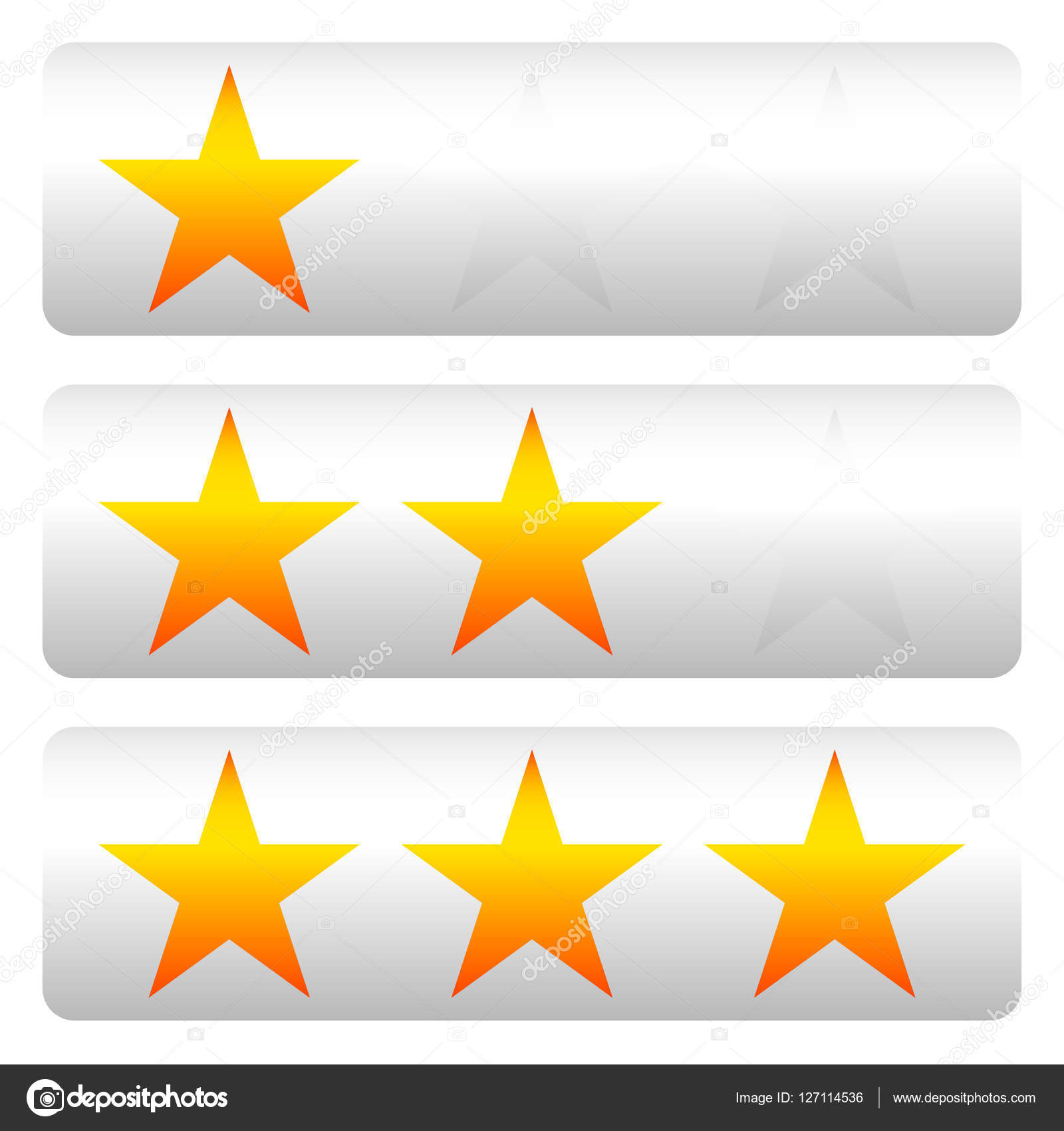 Star rating panels set Stock Vector Image by ©vectorguy #127114536