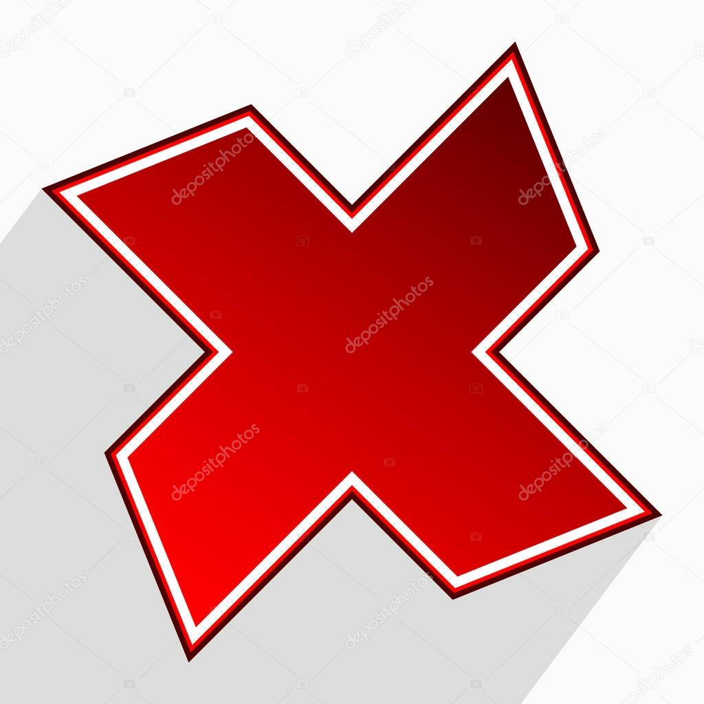Cross, X symbol Stock Vector by ©vectorguy 129068186