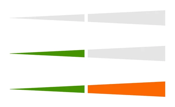 Level Progress Bar Indicator Low High Progression Guage Meter Scale ...
