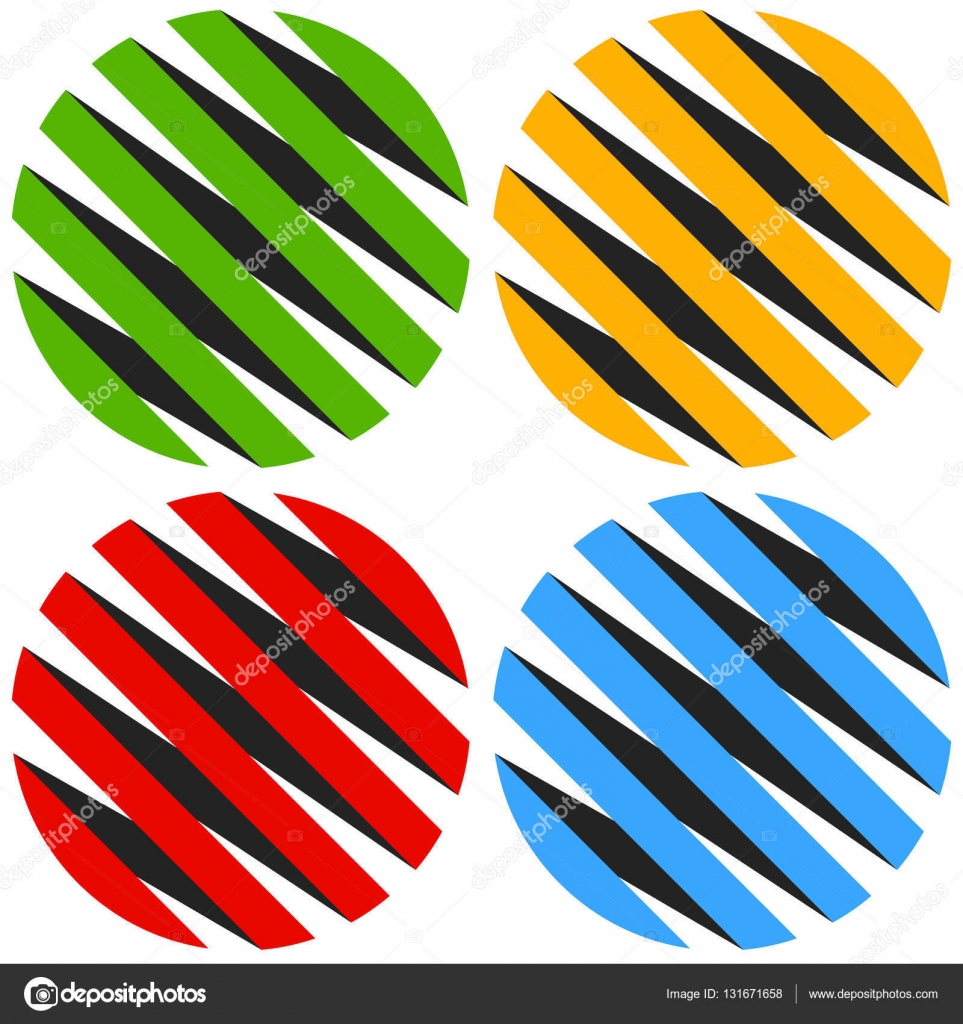 Logos of abstract sphere — Stock Vector © vectorguy #131671658