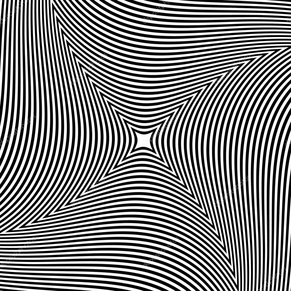 Radiating lines abstract pattern — Stock Vector © vectorguy #133915586