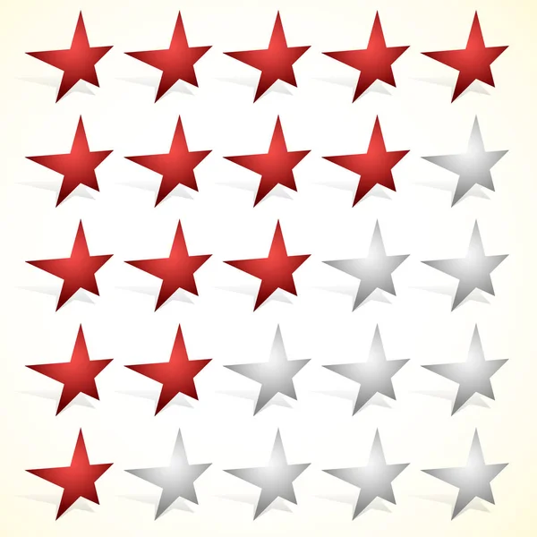 Evaluation stars Vector Art Stock Images | Depositphotos