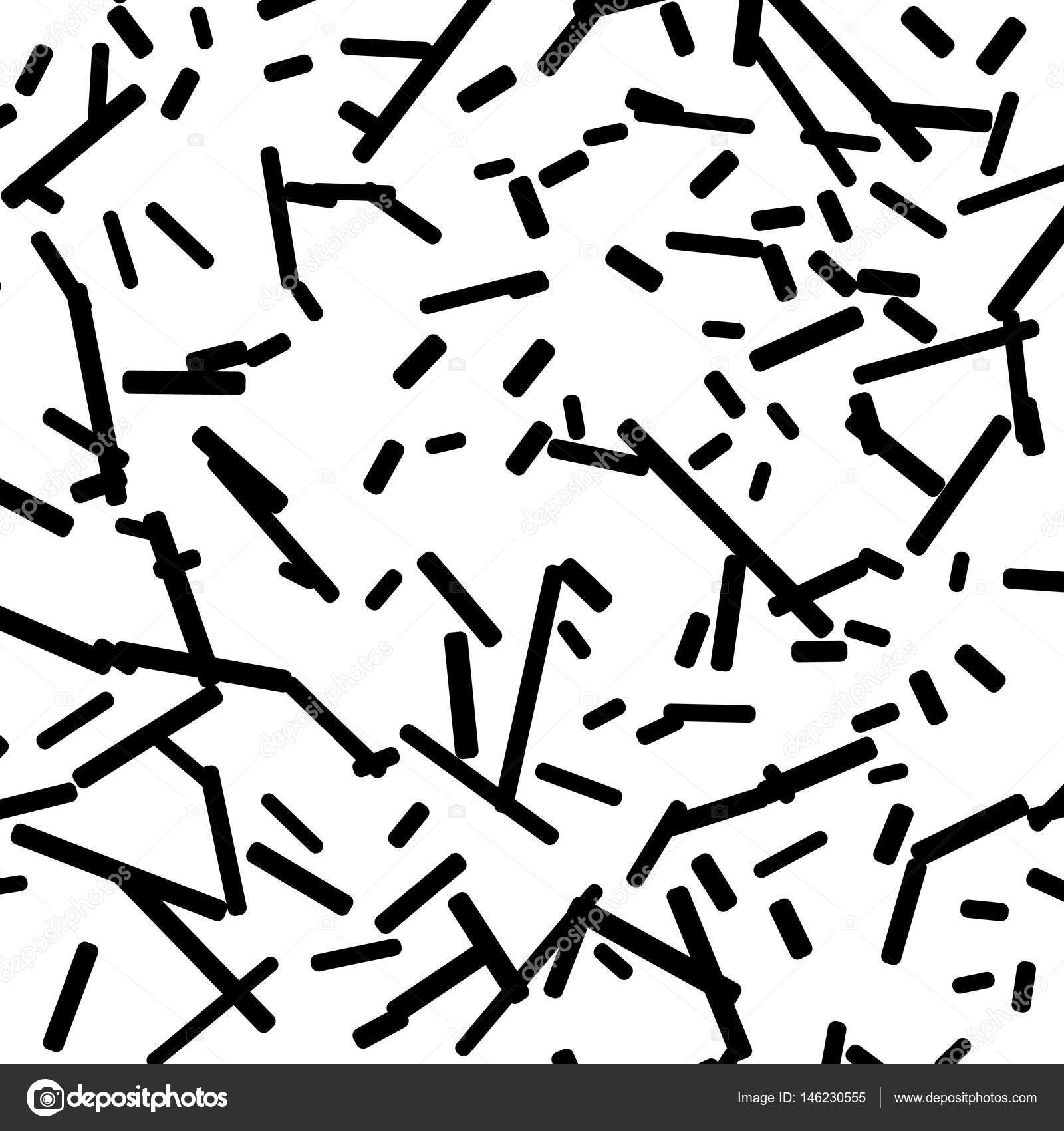 Chaotic scattered shapes pattern Stock Vector Image by ©vectorguy ...