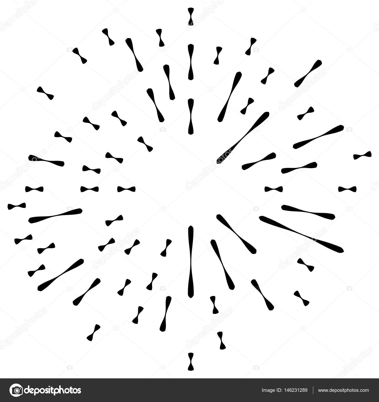 Random radial lines explosion effect. Stock Vector Image by ©vectorguy ...