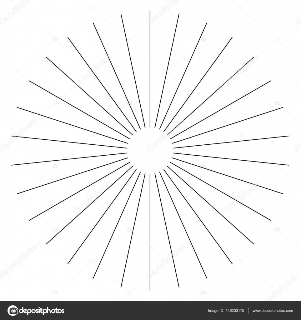Líneas radiales elemento geométrico . Vector de stock por ©vectorguy ...