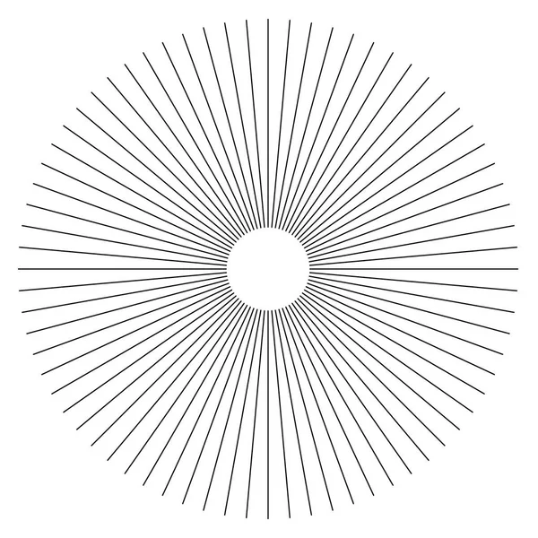 Radial lines geometric element. Stock Vector Image by ©vectorguy #146233469