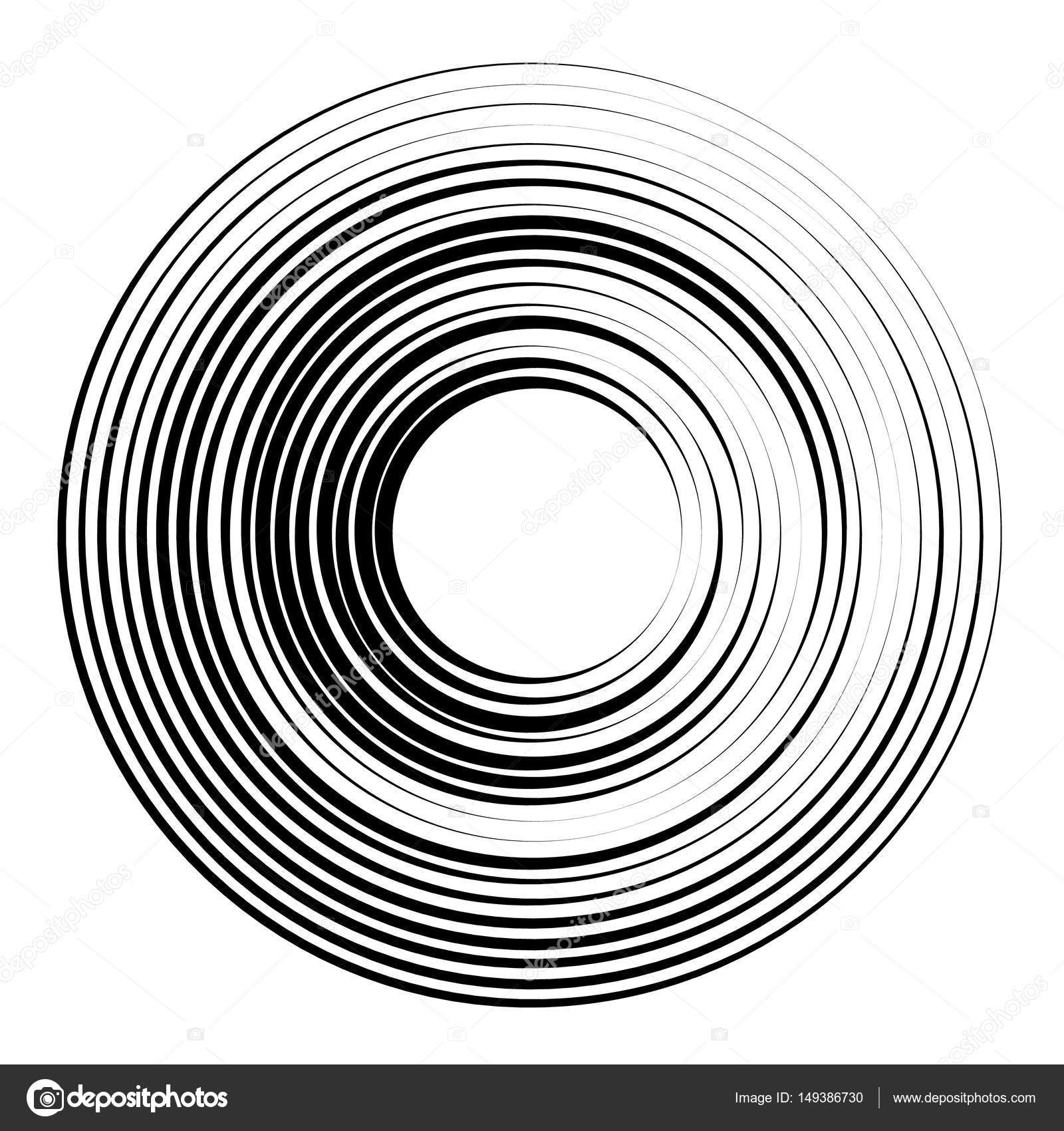 Radial, radiating circular graphic. Stock Vector by ©vectorguy 149386730