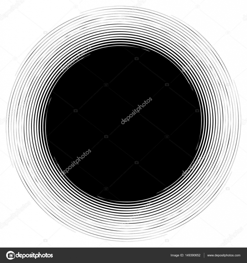 Radial, radiating lines abstract element. Stock Vector Image by ...