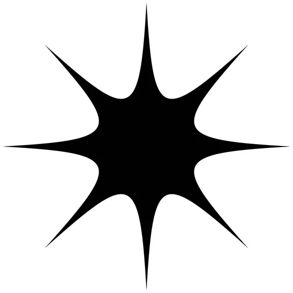 Starburst Sunburst Price Tag Label Shape Element Stock Vector by ...