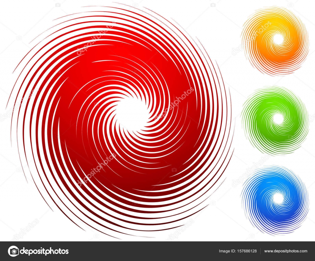 Conjunto de espiral colorido Vector de stock #157686128 de ©vectorguy