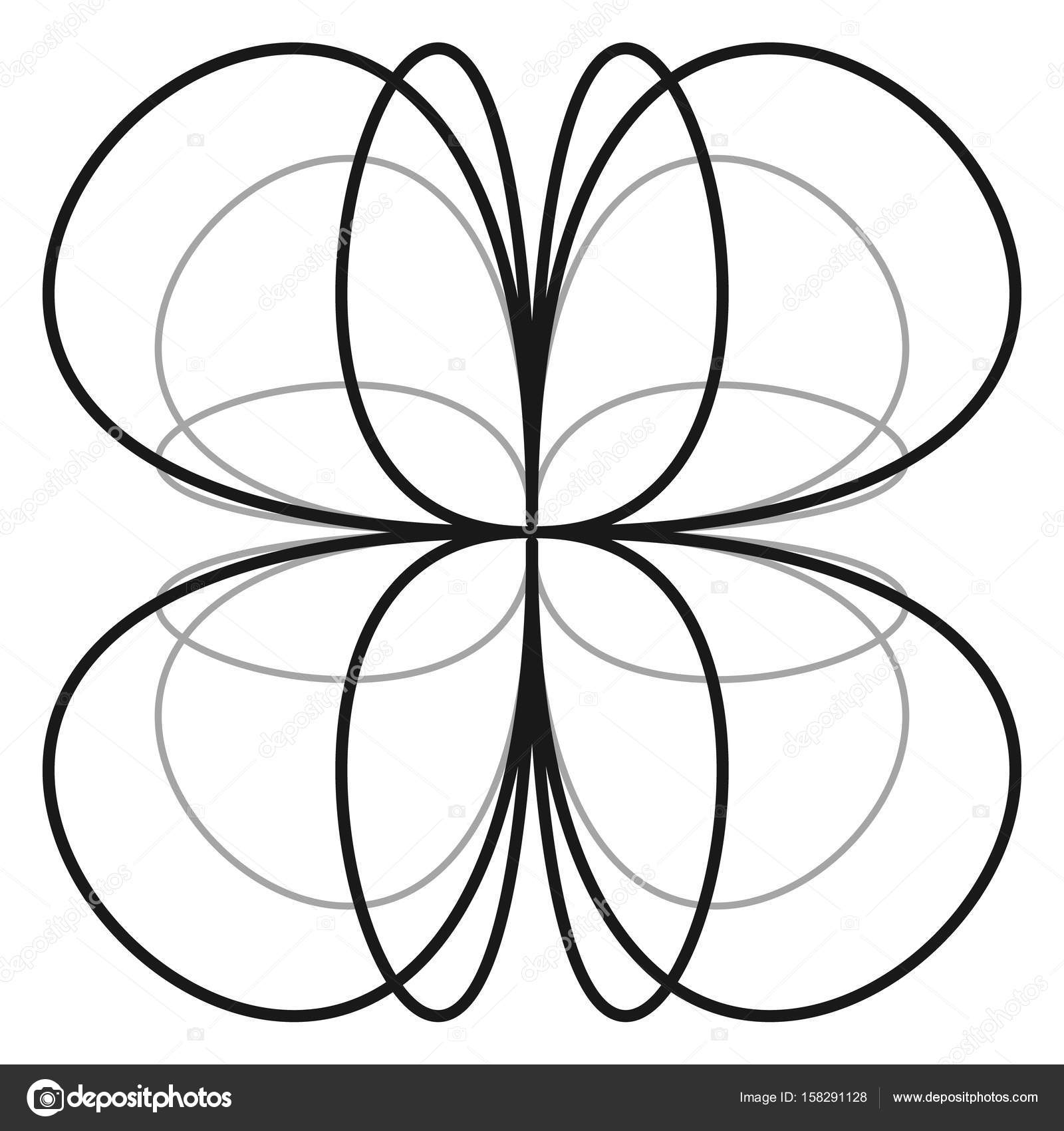 Intersecting Shapes In Illustrator Abstract Red And Yellow Geometric Shapes Background Stock ...