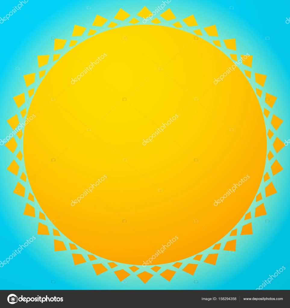 Bright sun illustration Stock Vector by ©vectorguy 158294358