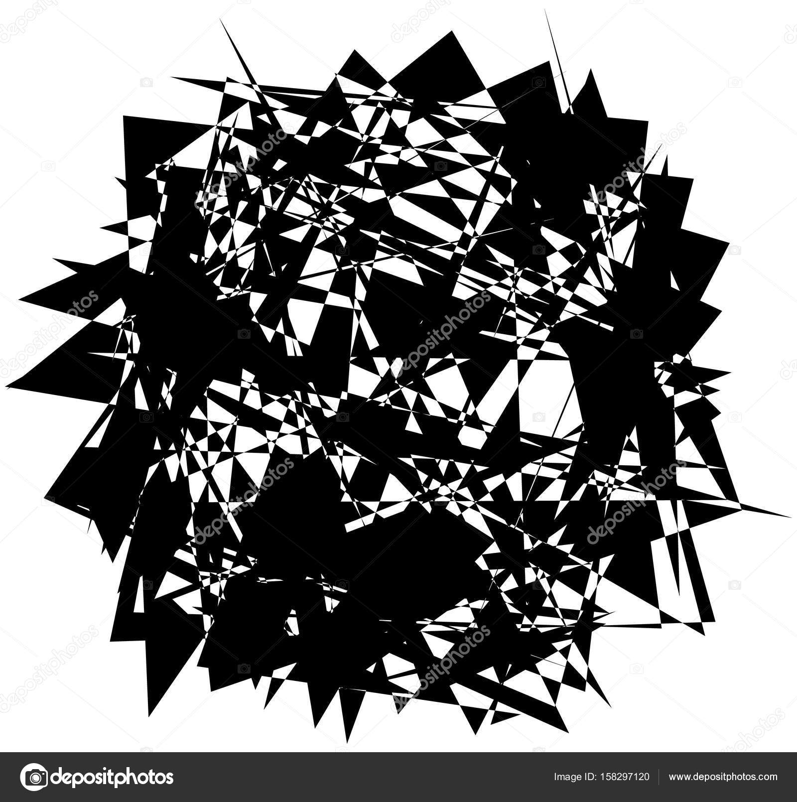 Geometric edgy shape, pattern. Stock Vector Image by ©vectorguy #158297120
