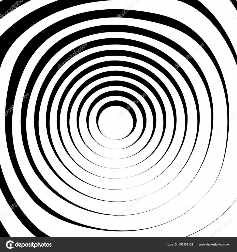 Líneas radiales con distorsión rotatoria . Vector de stock #158302102 ...