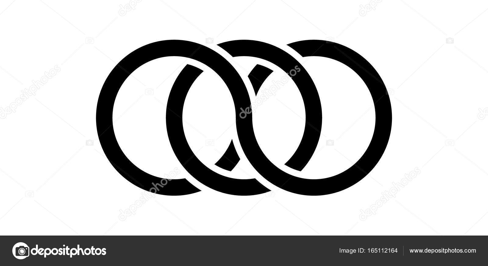 Interlocking Rings Vector