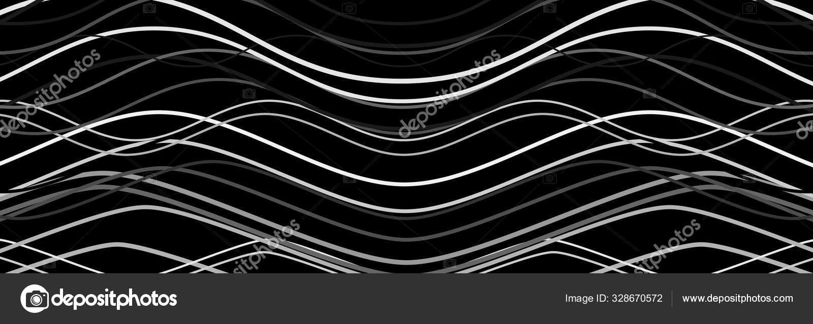 Random wavy, zig-zag lines abstract art texture, background. Sin Stock ...