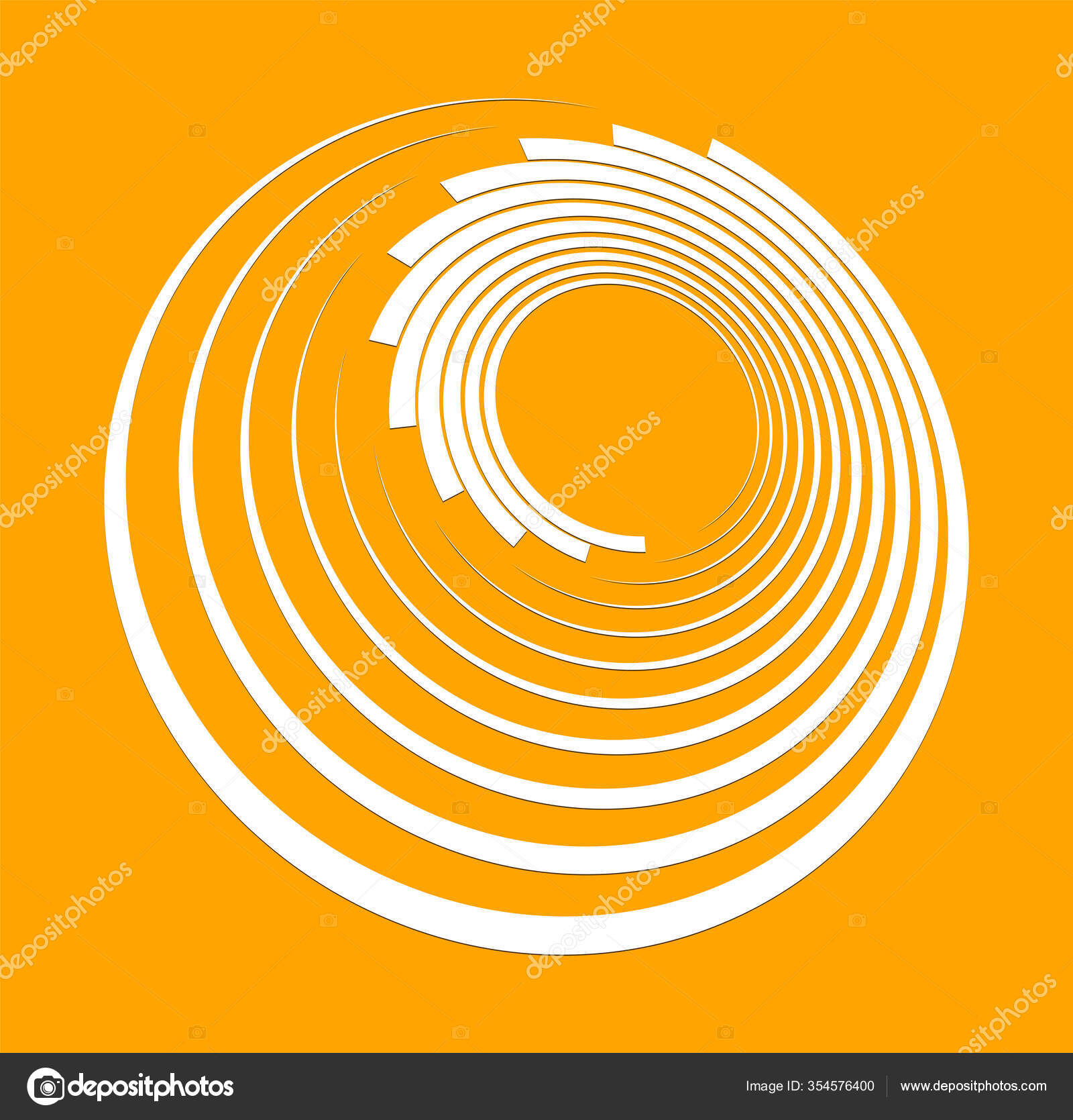 White Helical Spiraling Curl Curly Shape Spiral Twirl Swirl ...