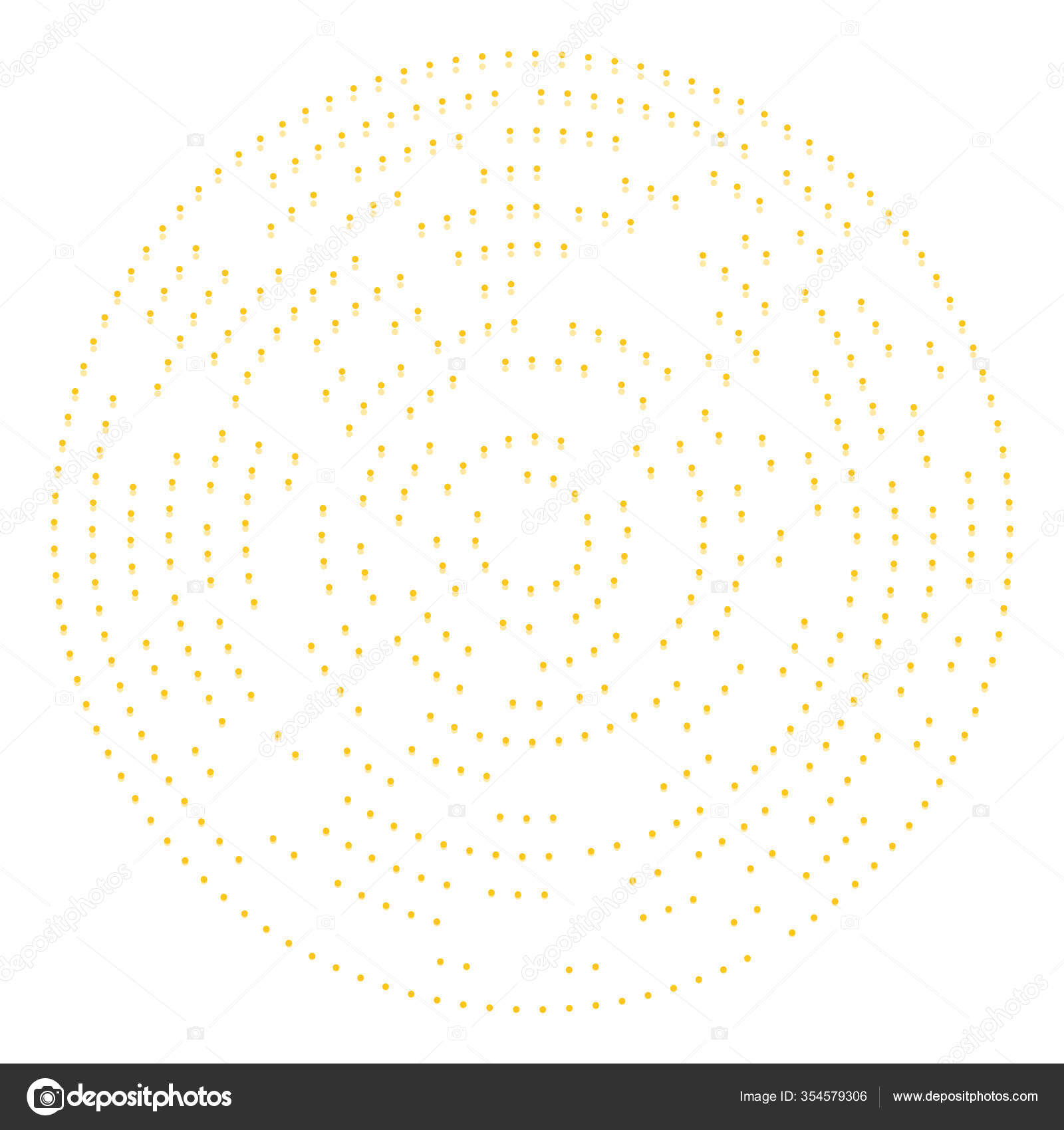 Random Dots Circles Abstract Speckles Dotted Radial Radiating Circular ...