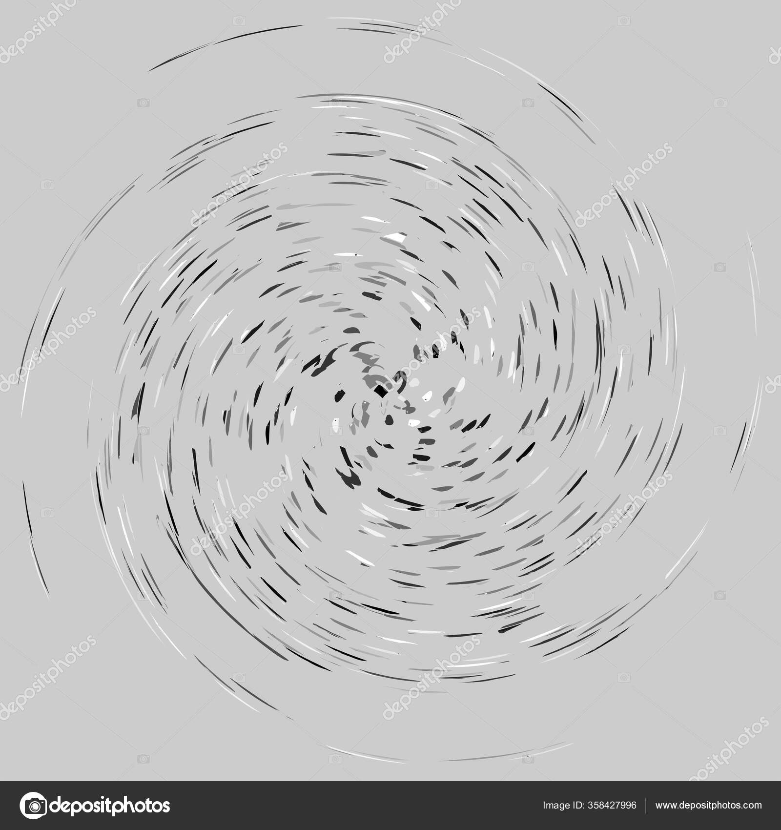 Random Color Smudge Smear Grungy Monochrome Black White Volute Vortex ...