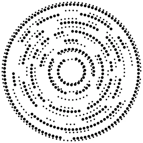 Dotted Dots Speckles Abstract Concentric Circle Spiral Swirl Twirl ...