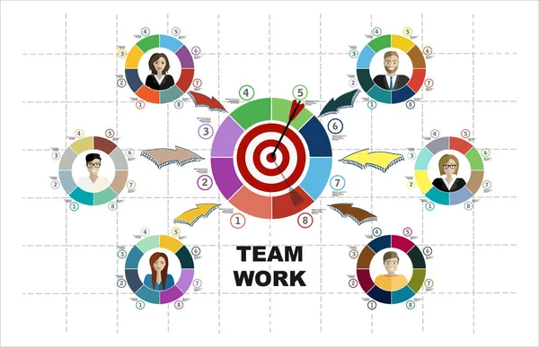100,000 Teamwork targets Vector Images | Depositphotos