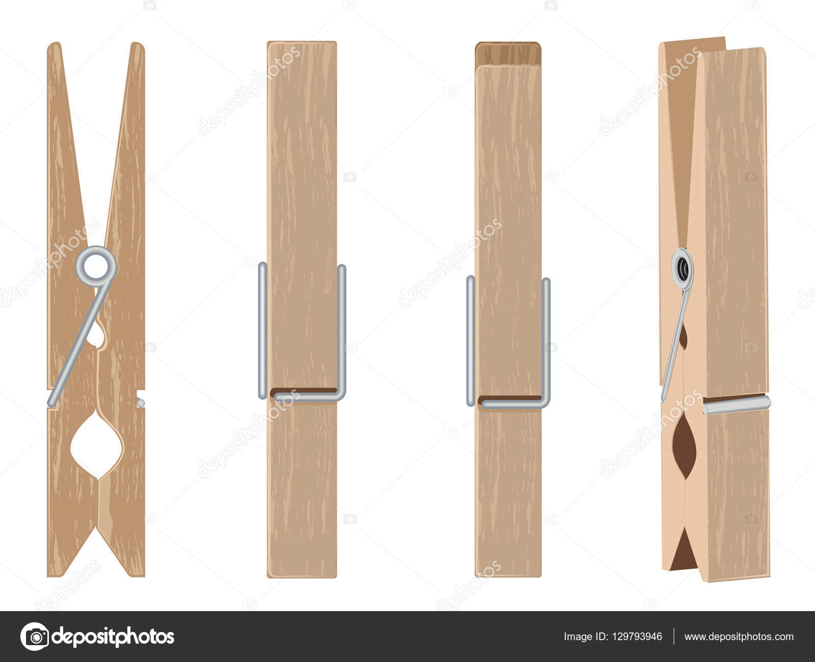 Clothespin Vector
