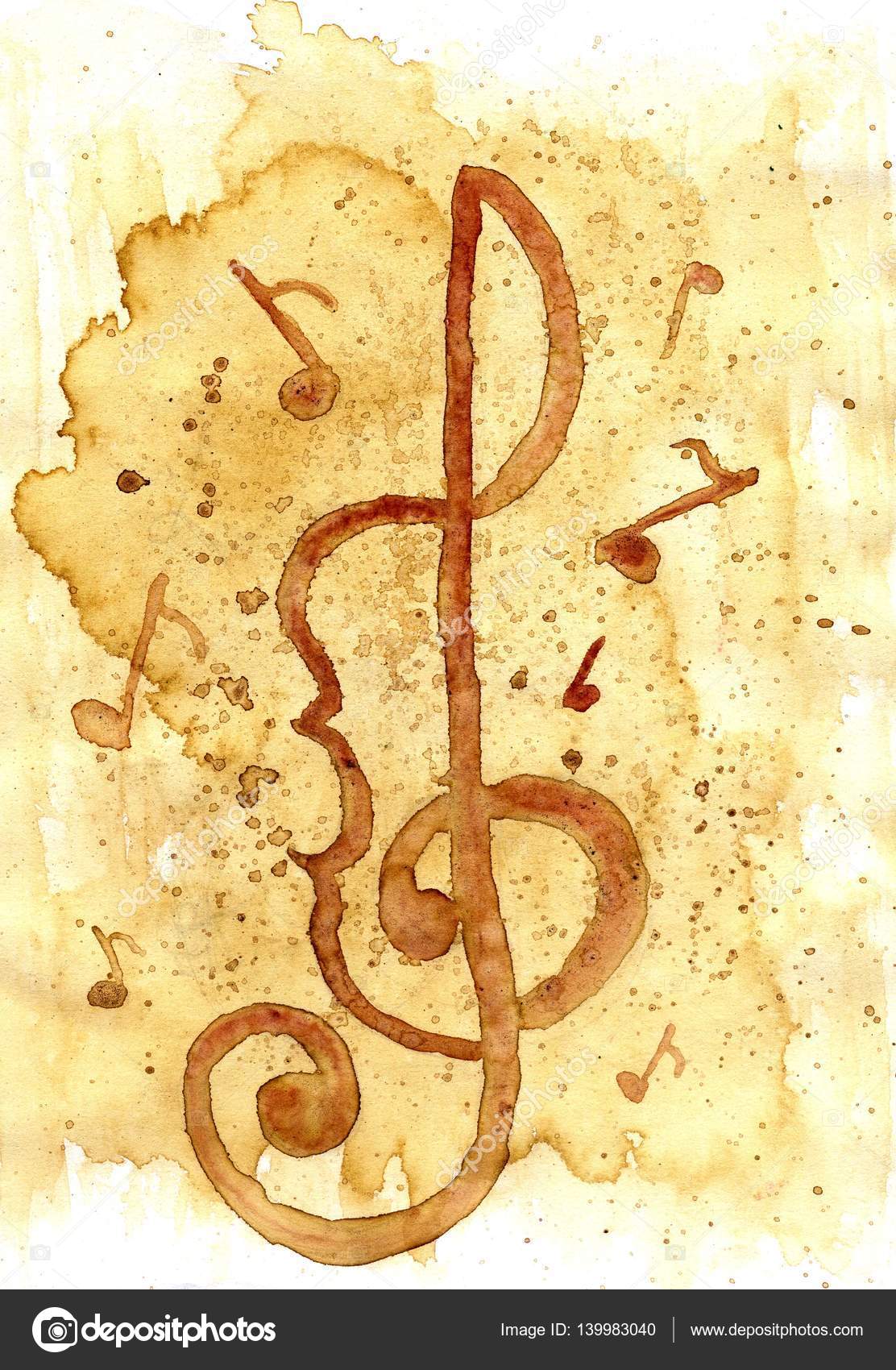 Music Notes Art — Stock Photo © artshock #139983040
