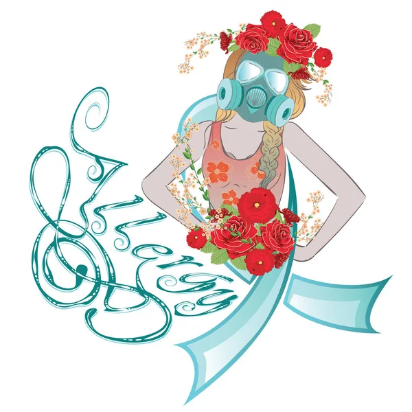 Zombie girl illustration vector format . Stock Vector Image by ...