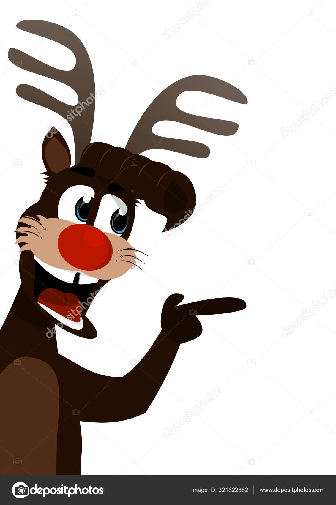 Christmastime Rudolf Red Nose Reindeer Stock Illustration by ©flyingcow ... Christmastime Rudolf Red Nose Reindeer Stock Illustration by ©flyingcow ...