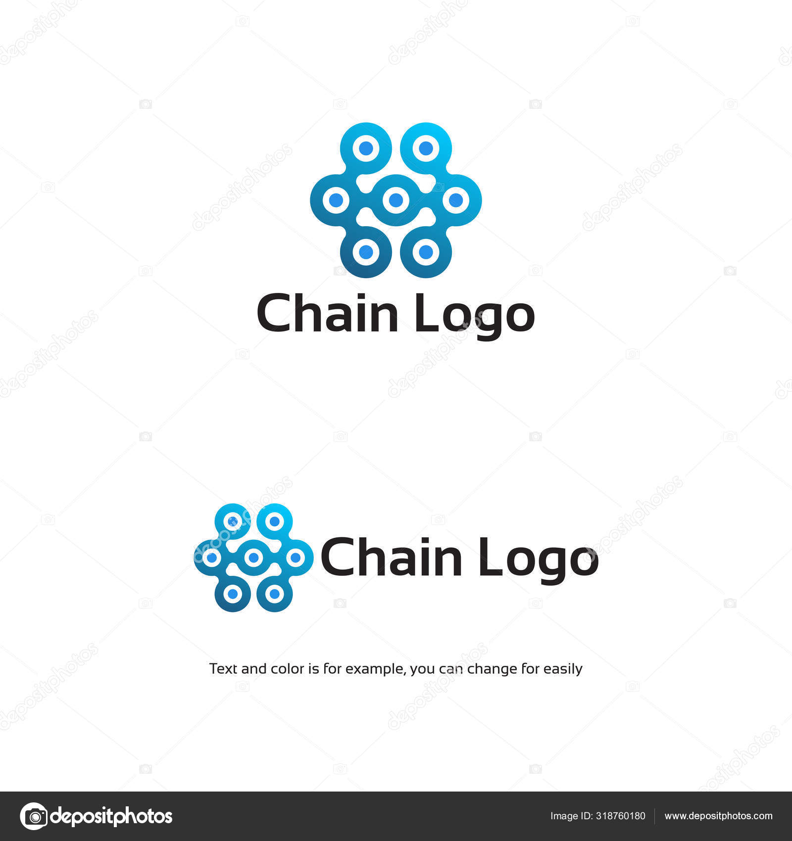 Modern Hexagon Chain Logo designs template Stock Vector by ©Javanesia45 ...