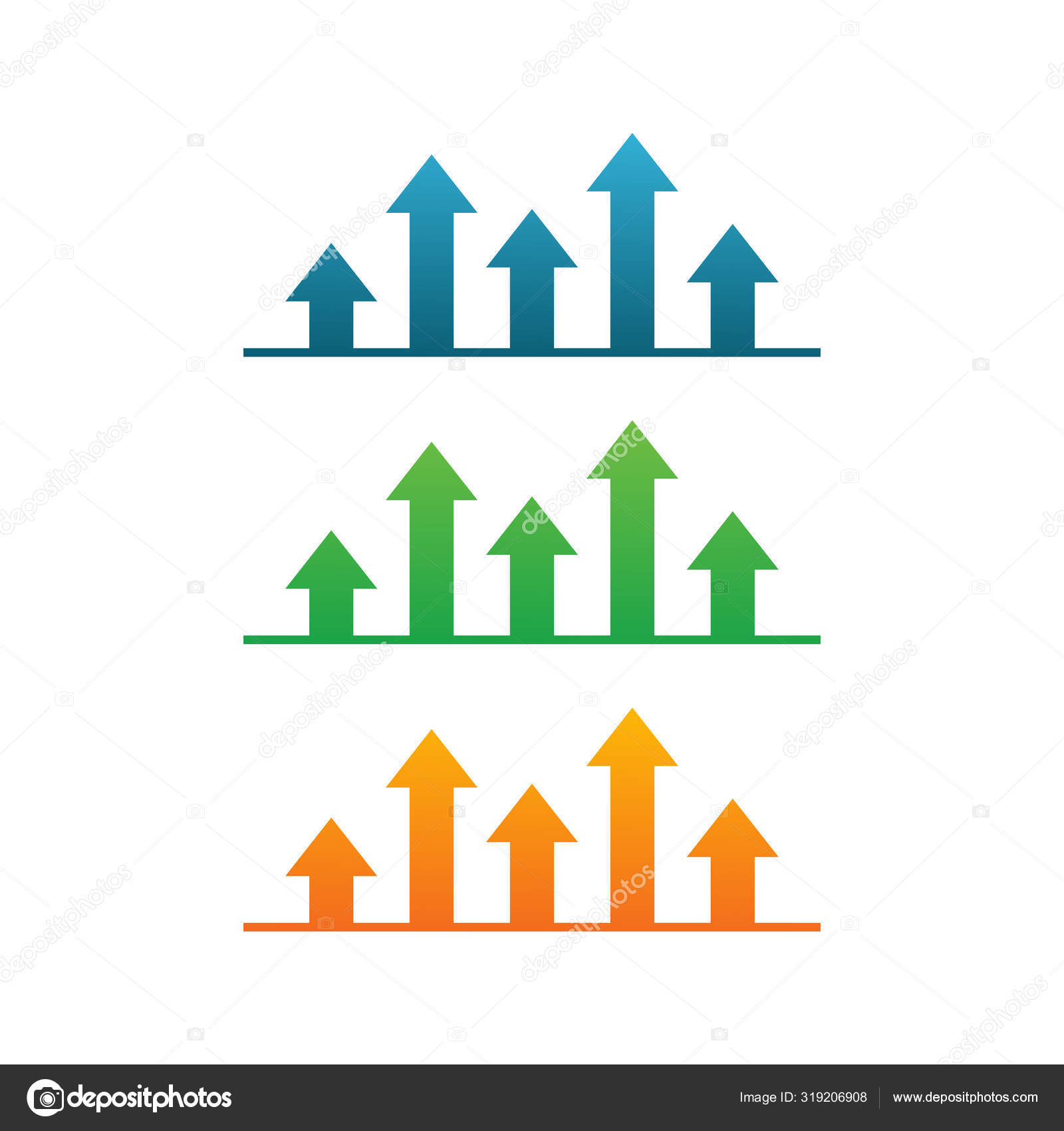 Up Arrow logo designs symbol, Modern Finance logo designs template ...