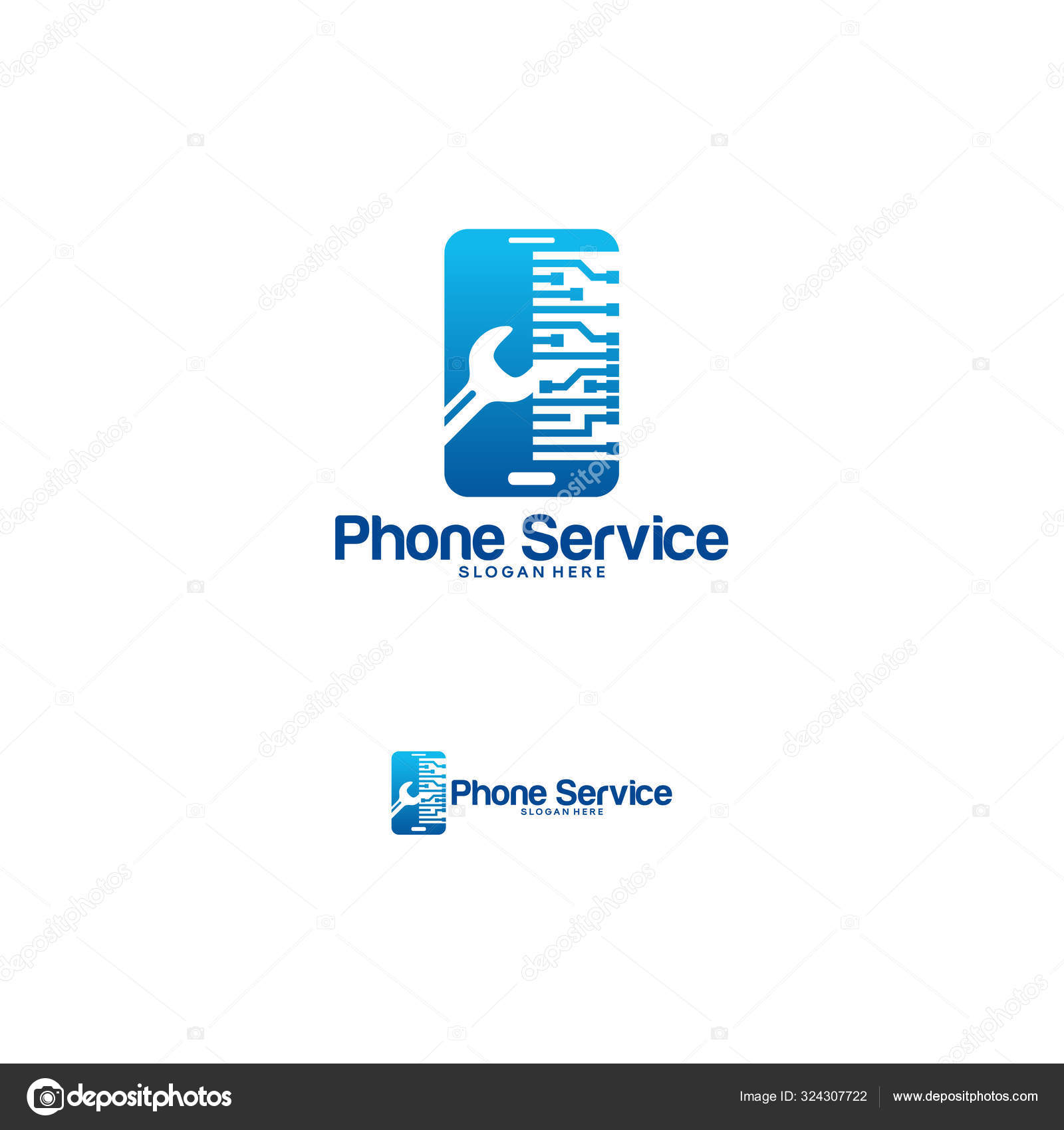 Phone Service logo designs vector, Mobile Technology service logo ...