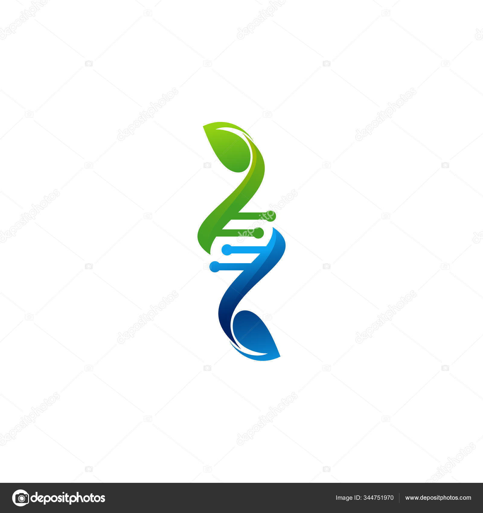 DNA logo, gen logo designs template Stock Vector by ©Javanesia45 344751970