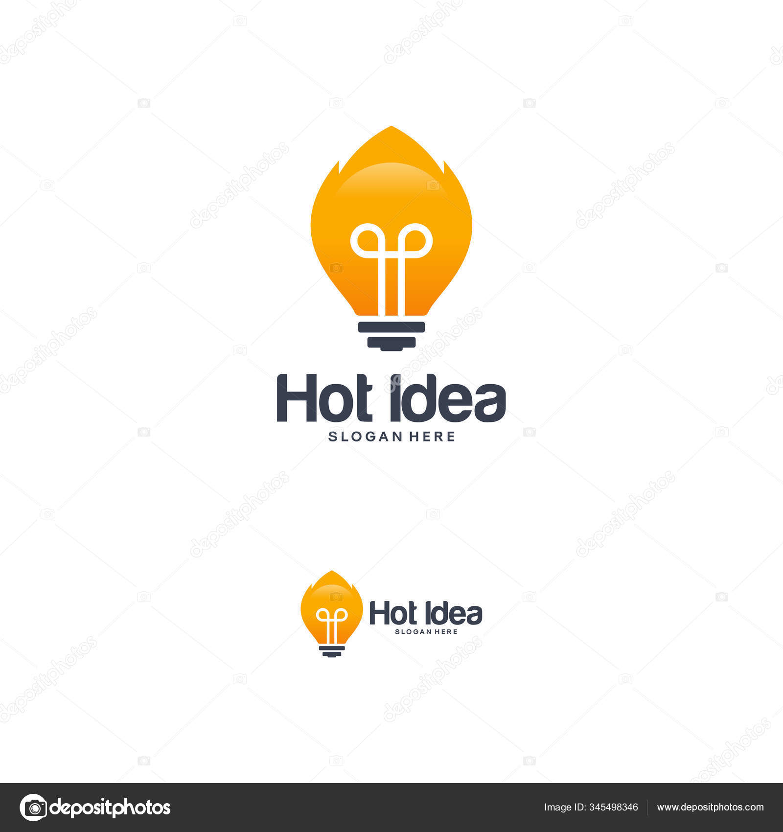 Spirit Inspire logo design concept, Hot Idea logo designs, Bulb Idea ...