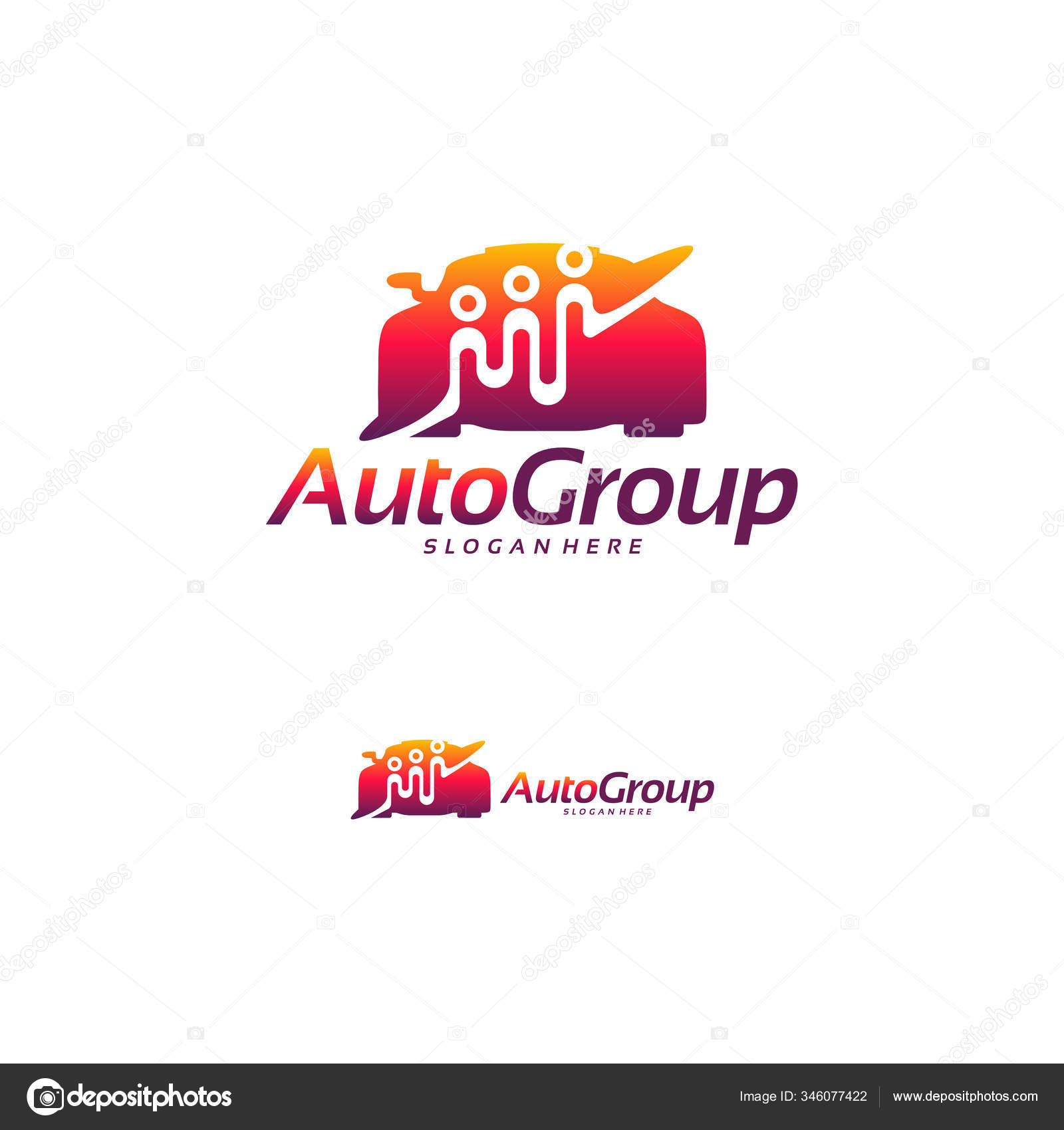 Diseño Plantillas Logotipo Automotive Group Vector de stock por ...