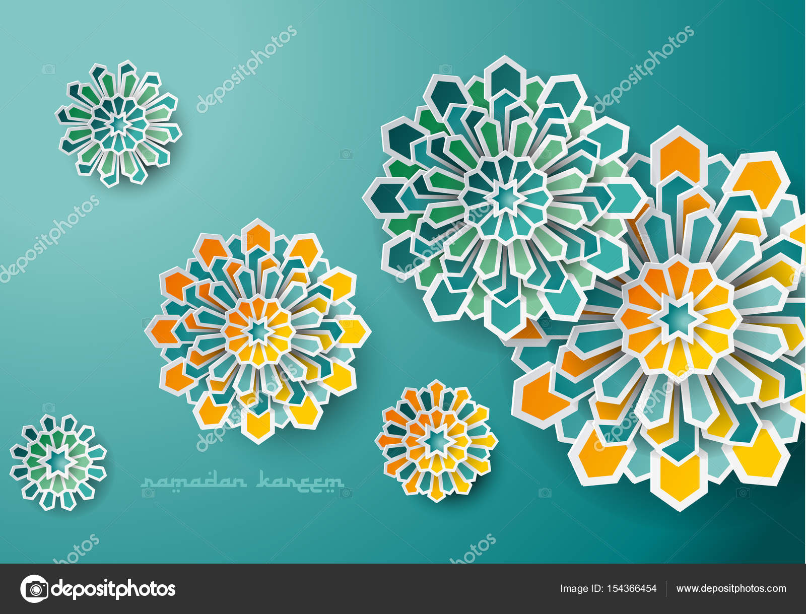 Islamic Design Geometric Art Vector Background Stock Vector Image by ...
