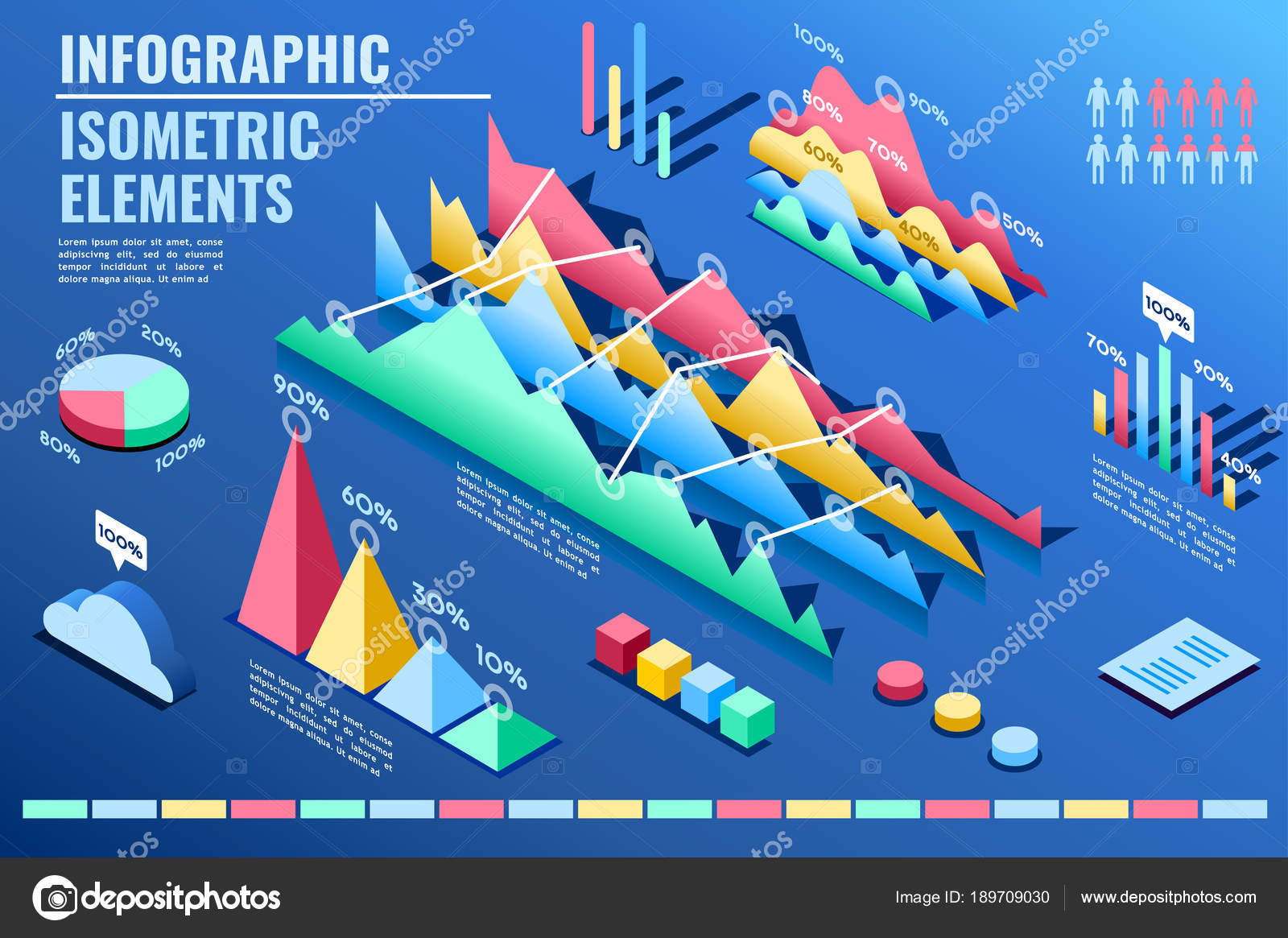 Promotional statistic presentation Stock Vector by ©aurielaki 189709030