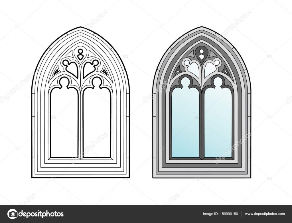 Vector of a Medieval window Stock Vector Image by ©Edel_s #159990150