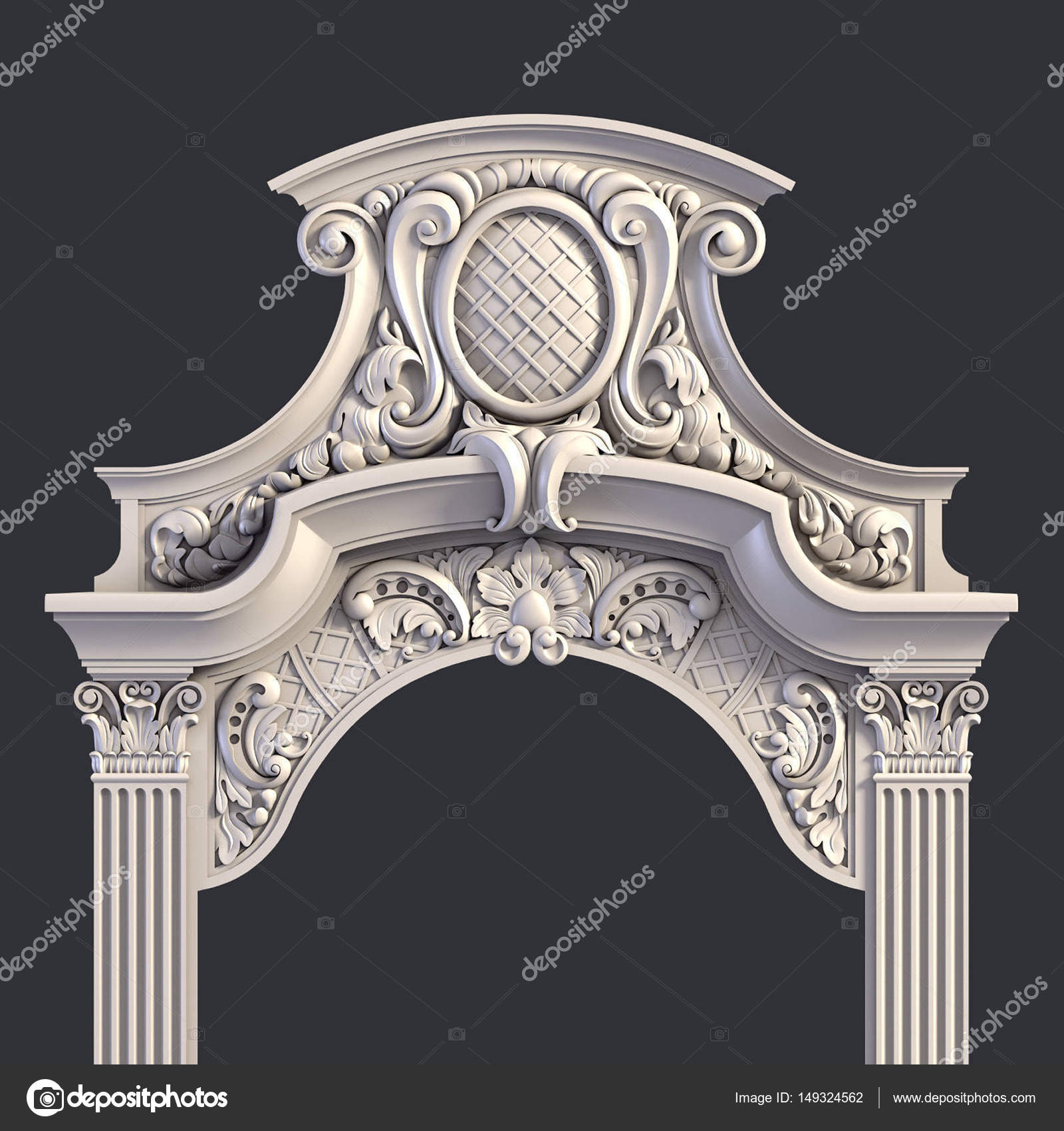 3D rendering of baroque — Stock Photo © Shrek20 #149324562
