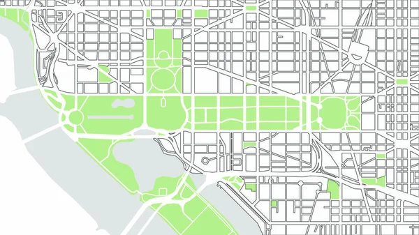 Washington dc map Vector Art Stock Images | Depositphotos