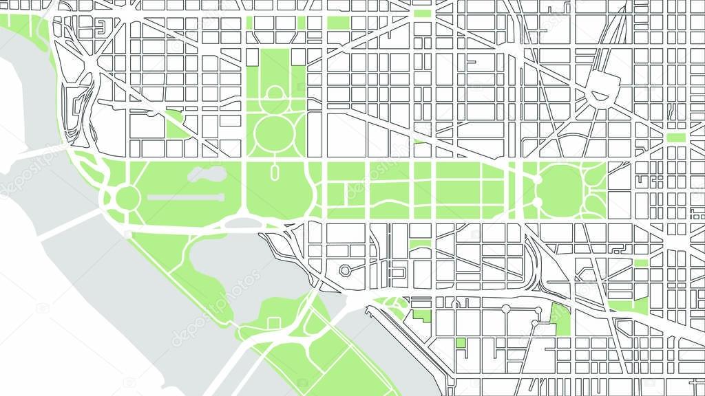 Plano de la ciudad de washington dc | mapa de la ciudad de Washington ...