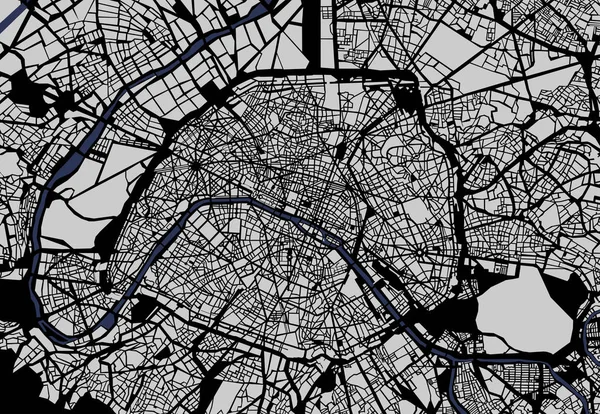 Topografía de parís imágenes de stock de arte vectorial | Depositphotos