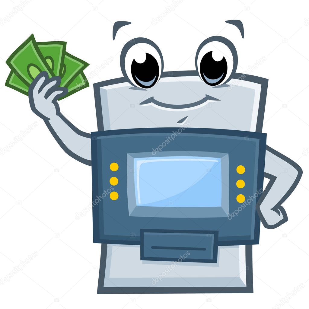 Images: cartoon atm | Cartoon ATM Machine — Stock Vector © mumut #194951580