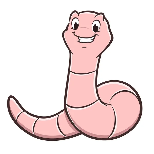 Large Animated Earthworm Clipart