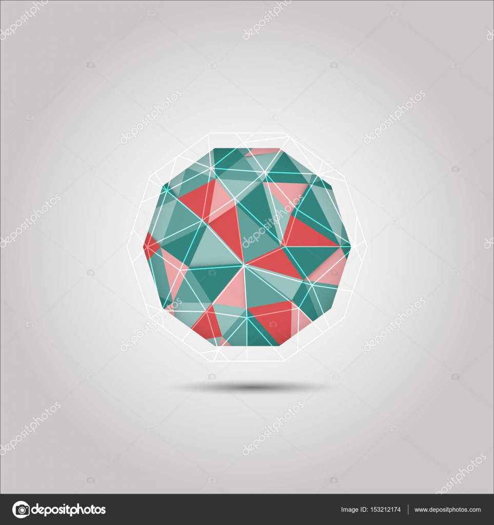 Sphere polygon shape vector icon Stock Vector Image by ©shutter2u ...
