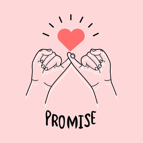 100,000 Pinky promise Vector Images | Depositphotos