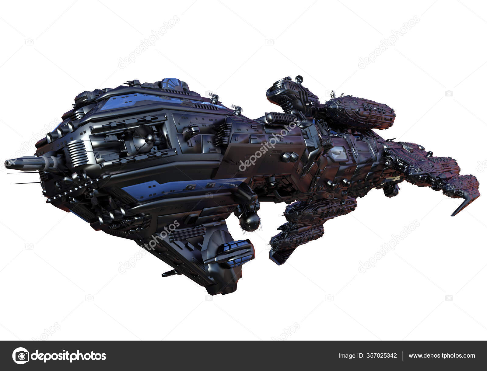 Spacecraft White Background