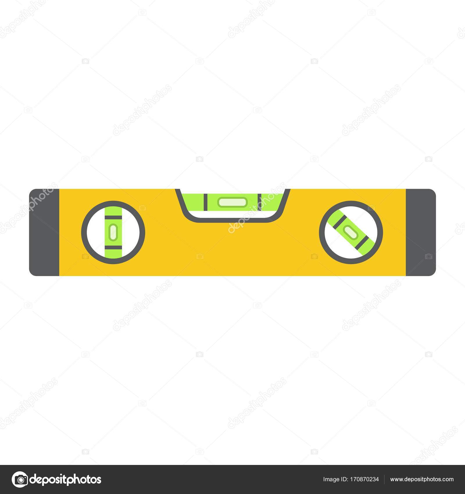 Bubble level tool flat icon, build and repair Stock Vector by ©amin268 ...
